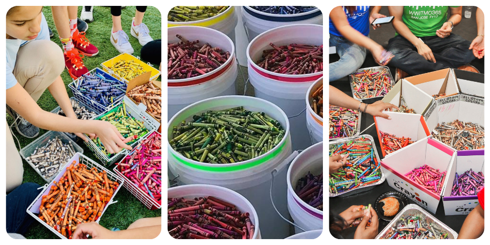 The Crayon Journey, Step #2: Sorting, Melting, Molding