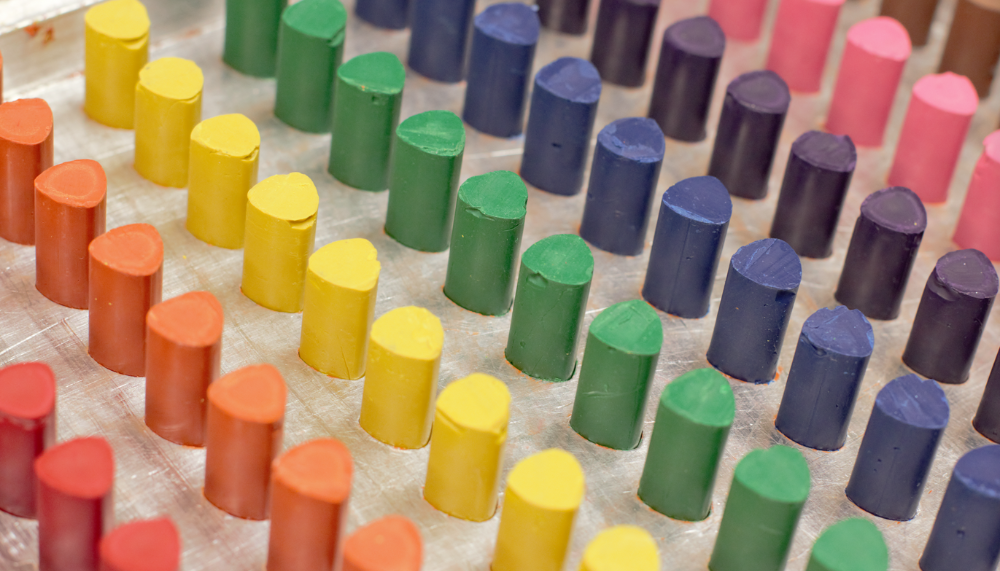 The Crayon Journey, Step #2: Sorting, Melting, Molding